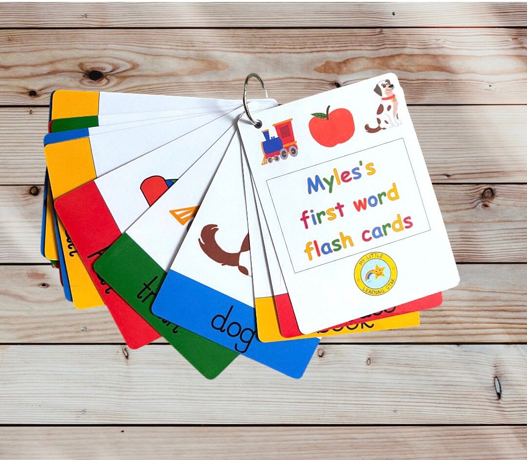 First Word Flashcards, Toddler Learning, Speech and Language, EYFS ...