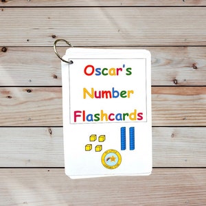 Number Flash Cards 1-20, Tracing Number Flashcards, Counting, Maths ...