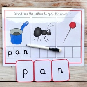 Phase 2 Phonics SATPIN Activity Set, Phonics, SATPIN, Starting School ...