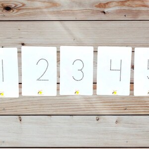 Number Flash Cards 1-20, Tracing Number Flashcards, Counting, Maths ...