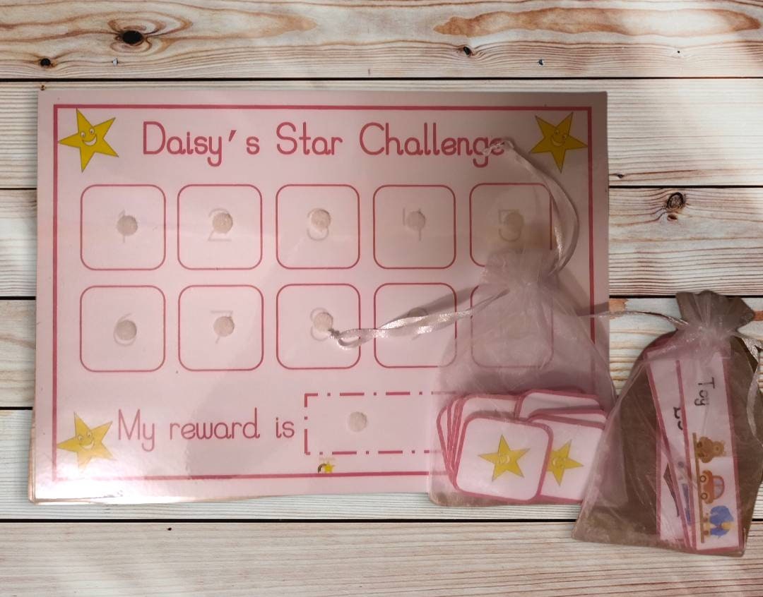 Personalised Reward Chart Star Chart Toddler School | Etsy UK