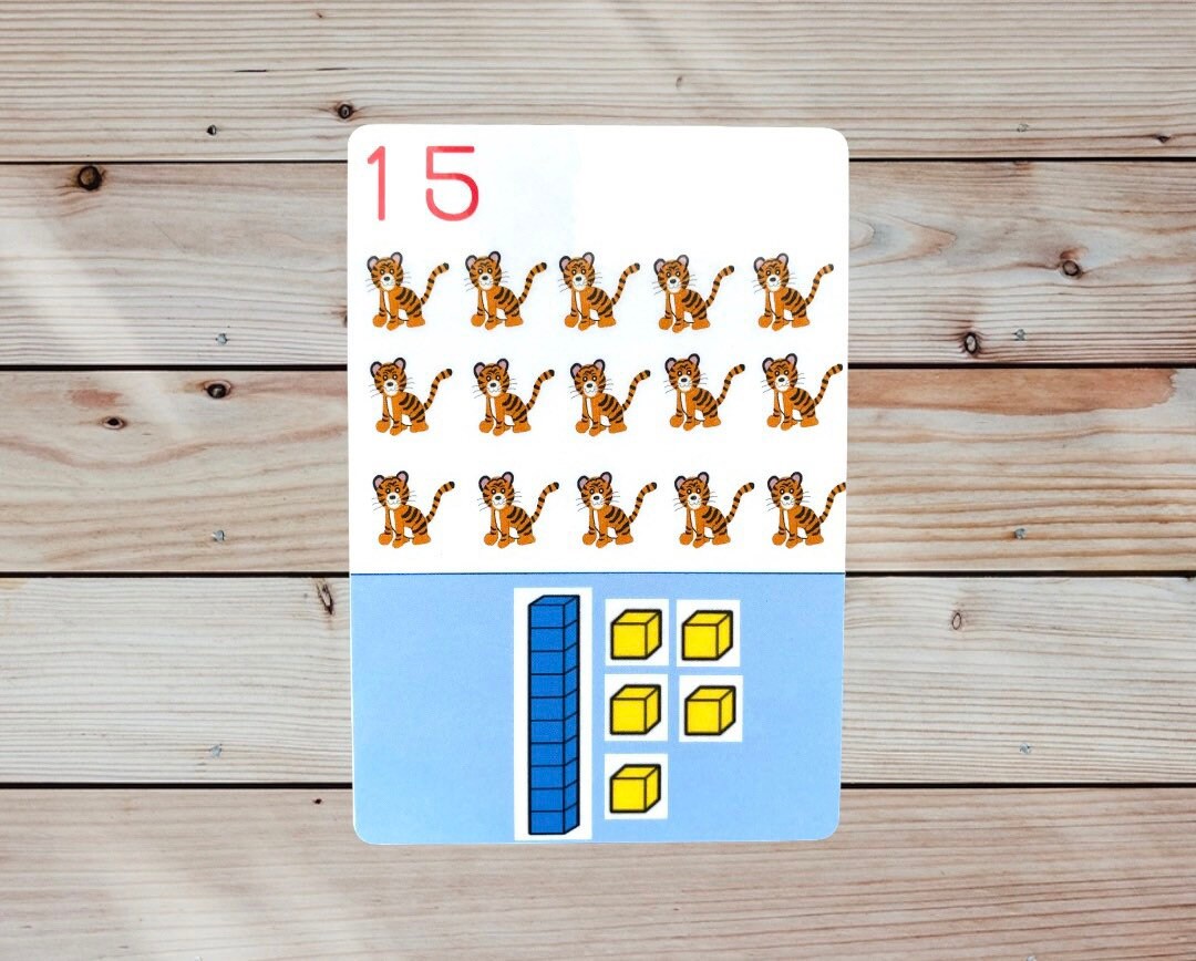 Number Flash Cards 1-20, Tracing Number Flashcards, Counting, Maths ...