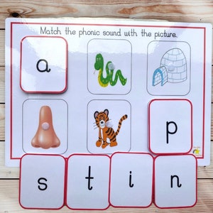 Phase 2 Phonics SATPIN Activity Set, Phonics, SATPIN, Starting School ...