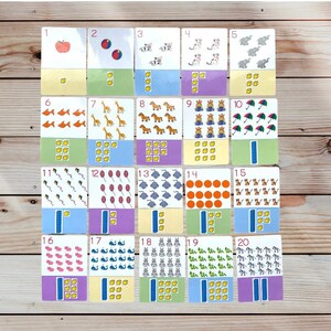 Number Flash Cards 1-20, Tracing Number Flashcards, Counting, Maths ...