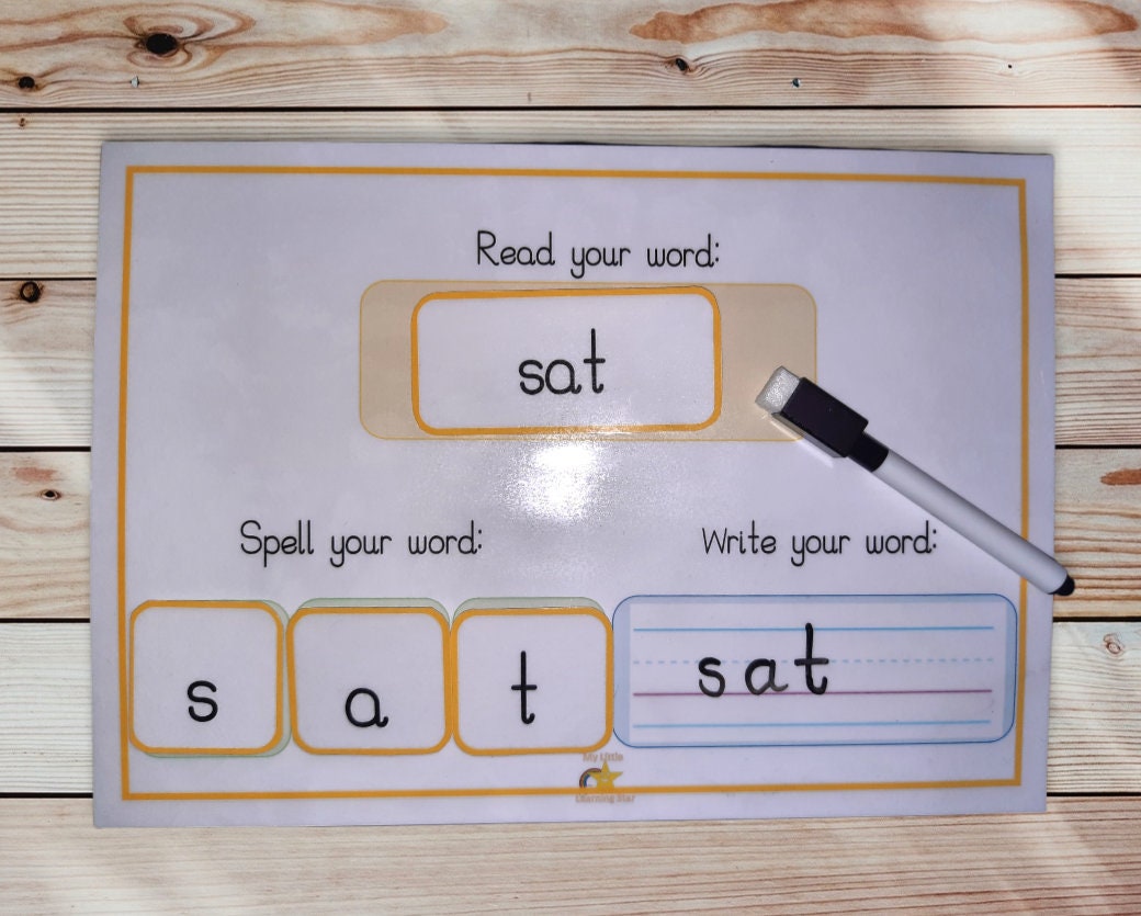 Phase Two Phonics Activity SATPIN Phonics English Reading | Etsy UK