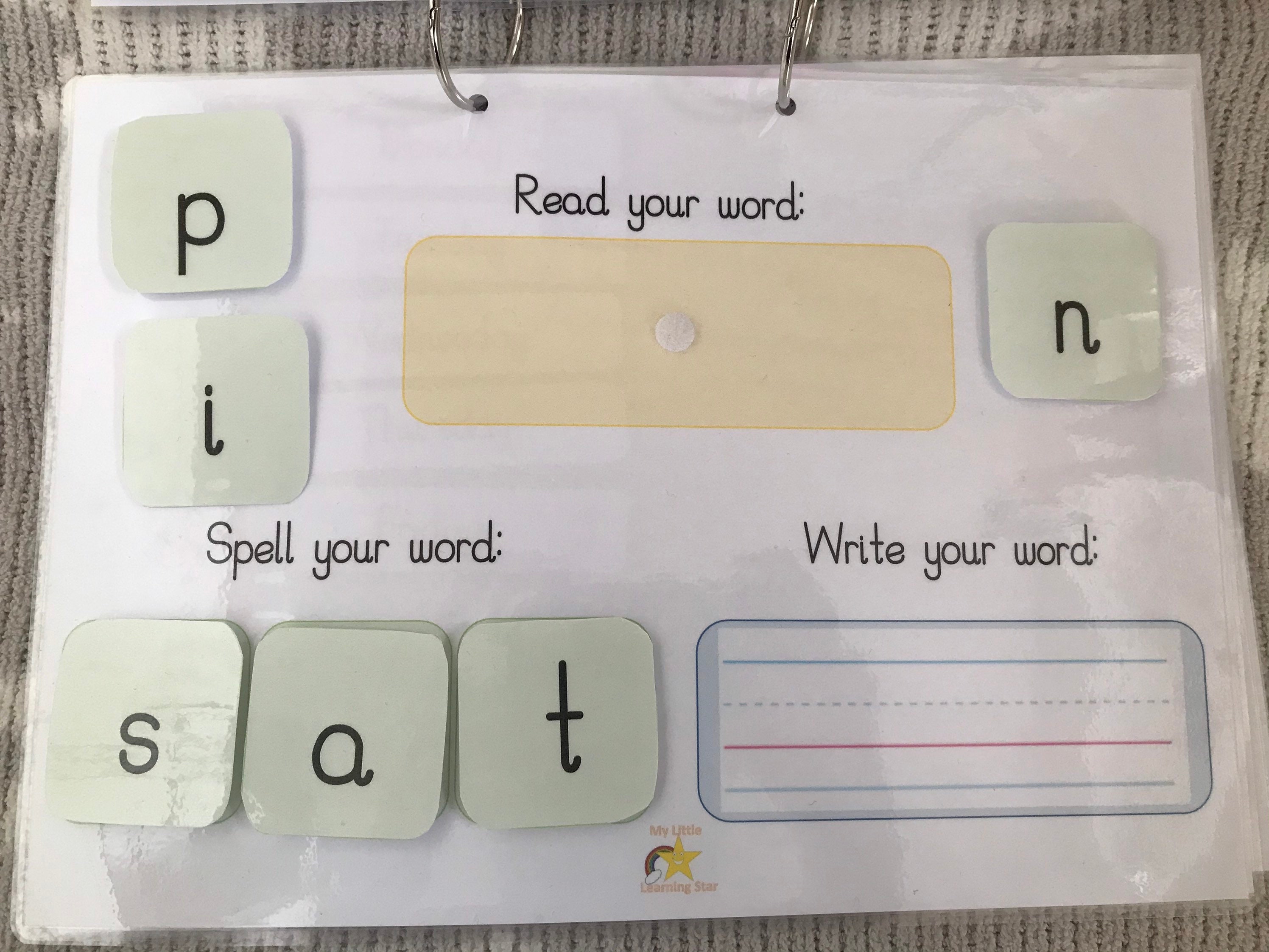 Phase two phonics activity SATPIN phonics English reading | Etsy