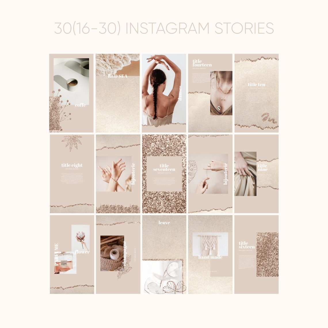 80 Instagram Templates Social Media Bundle Posts and - Etsy