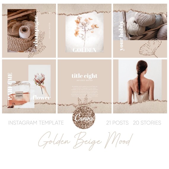 80 Instagram Templates Social Media Bundle Posts and - Etsy