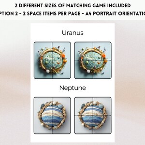 Space Matching Game, Planets Matching Activity, Symmetry Puzzle ...