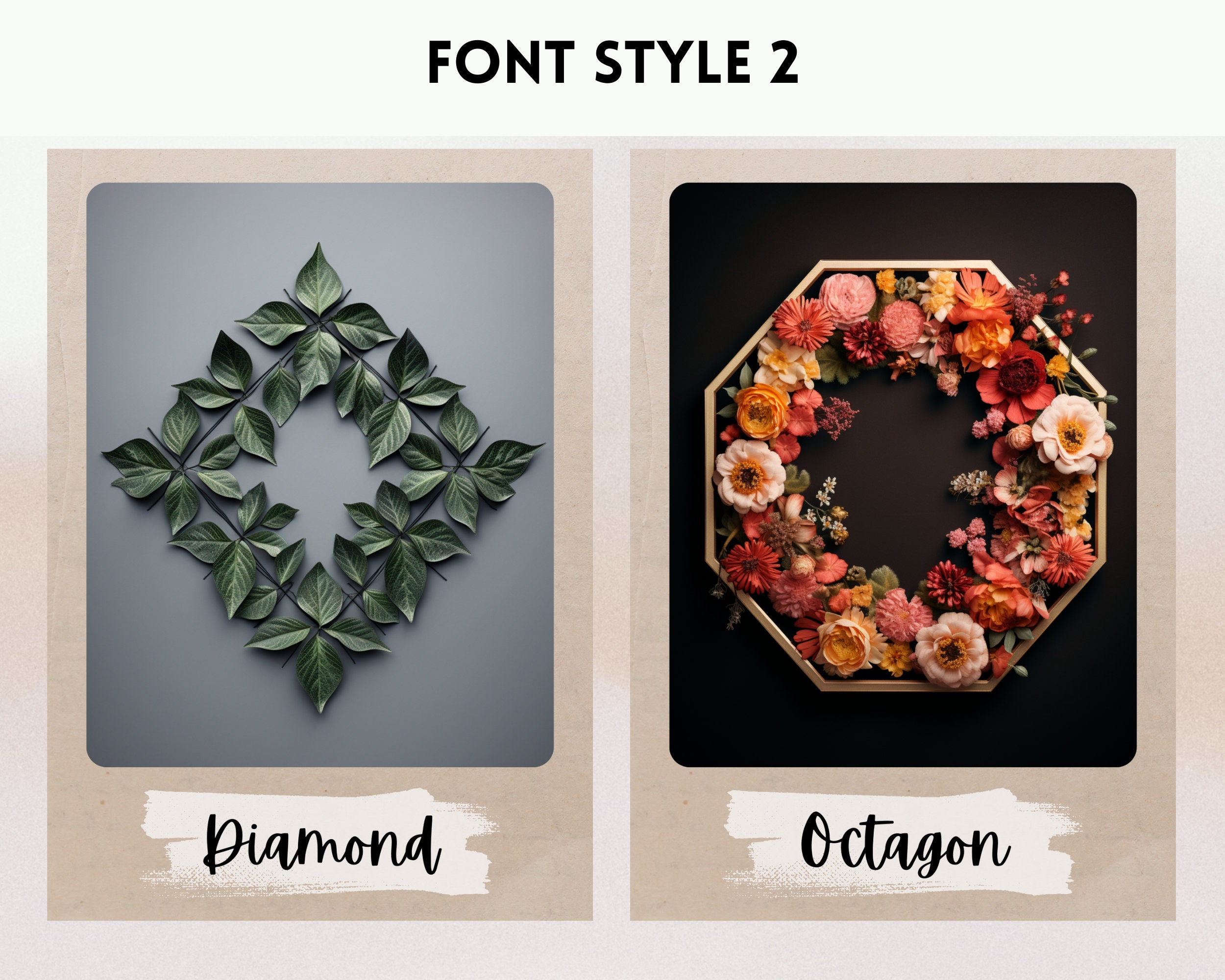 Nature Shape Posters, Nature Shape Photo Cards, 2D Shape Mathematics ...