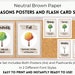 Color Chart Posters & One Page Colors Chart Bundle, Classroom Colour ...
