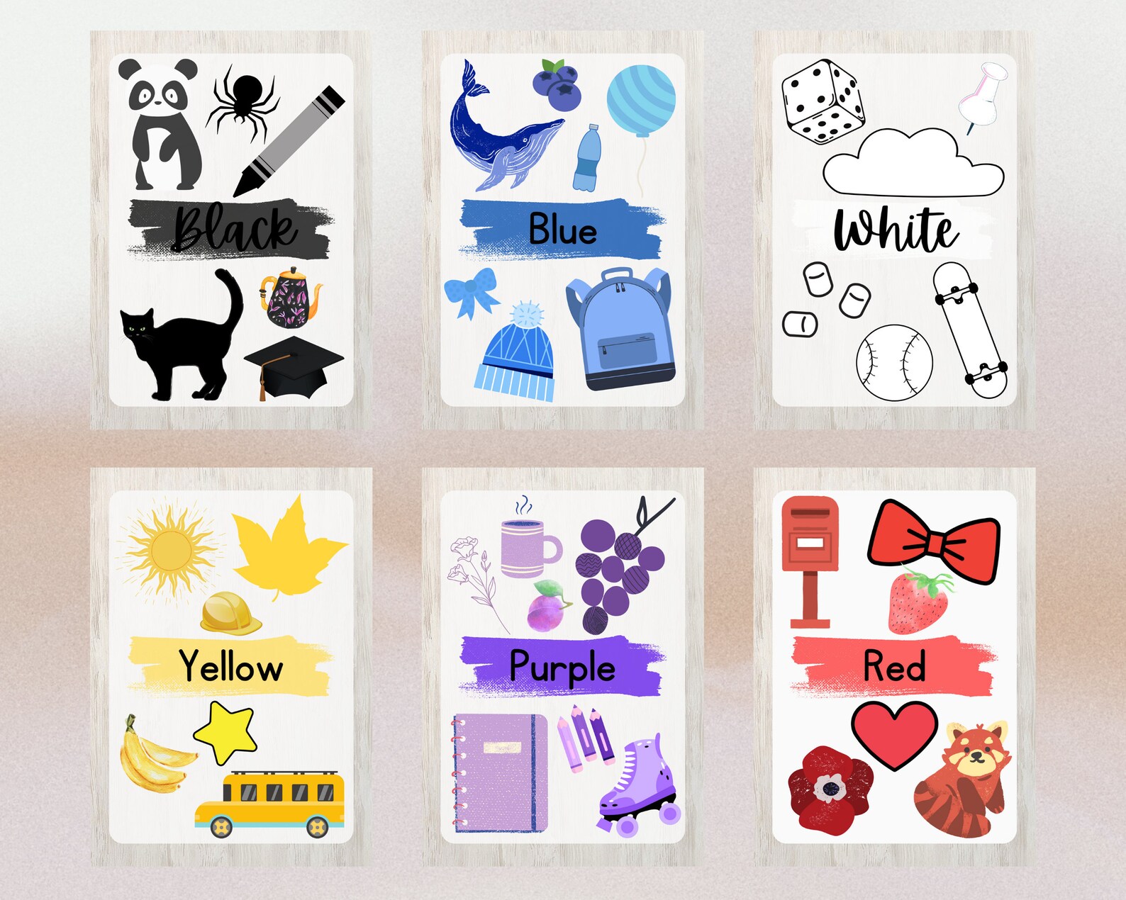 Color Chart Poster, Classroom Colour Posters, Color Display Posters ...