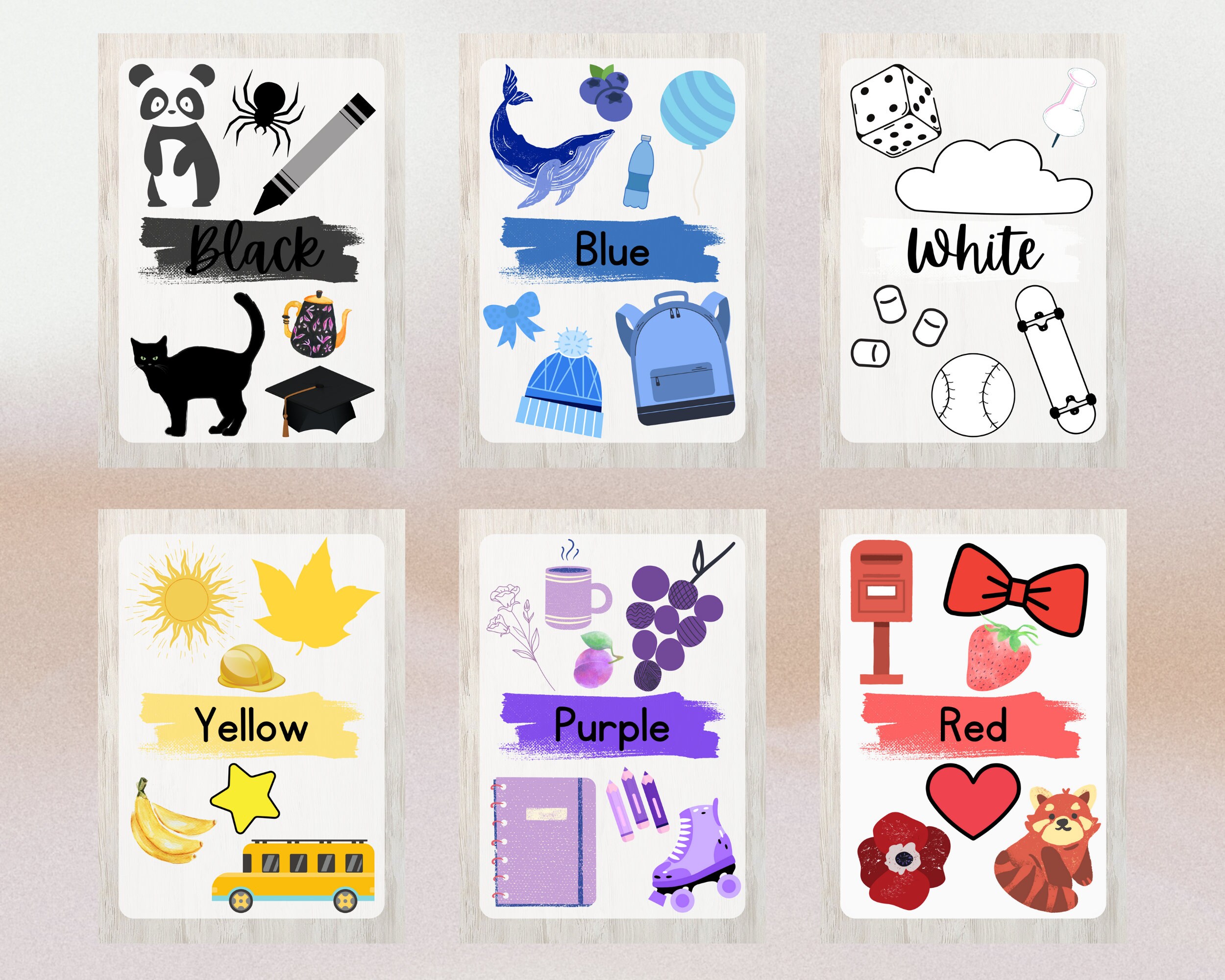 Color Chart Poster, Classroom Colour Posters, Color Display Posters ...