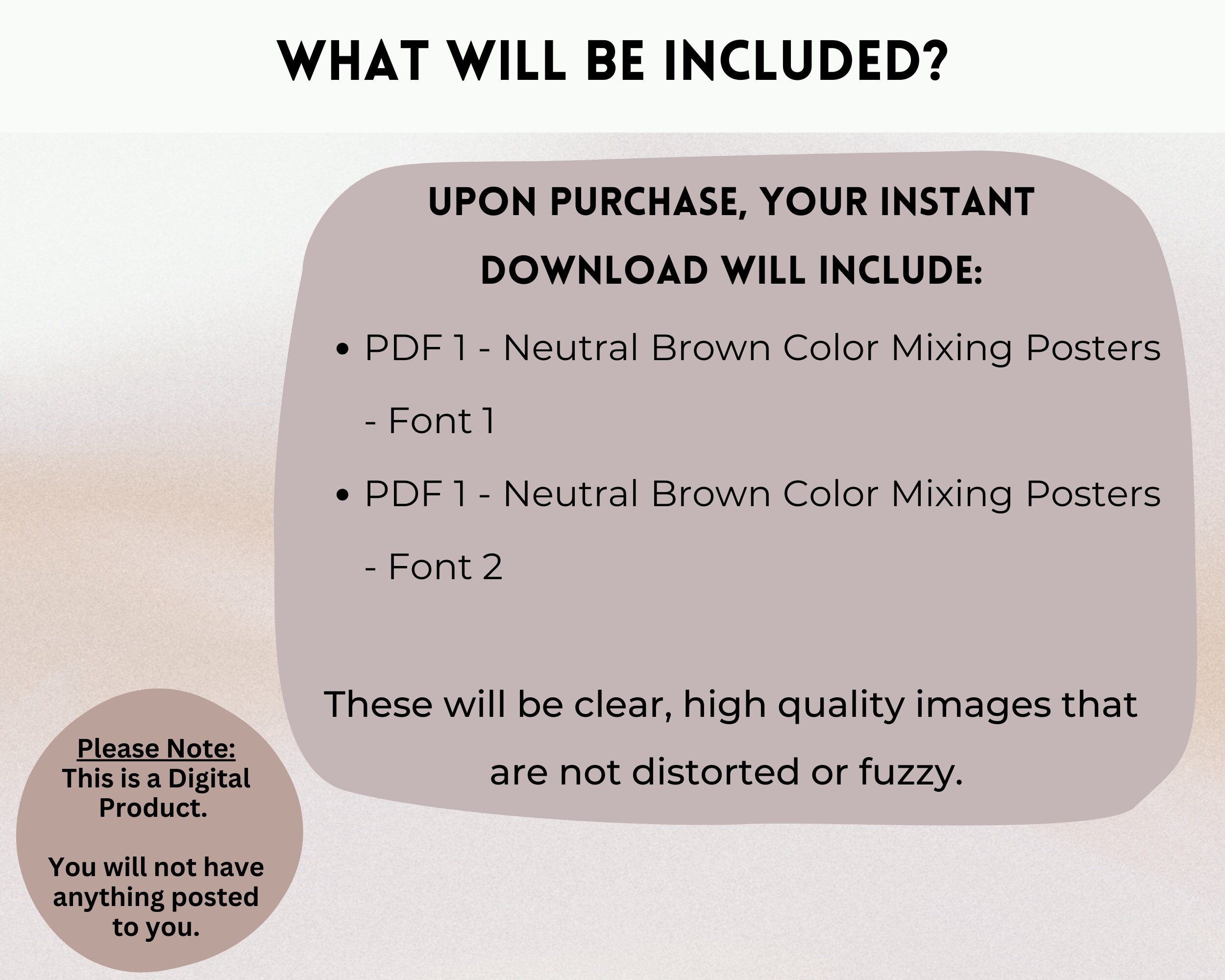 Color Mixing Display Posters, Color Mixing Chart, Color Mixing, Brown ...