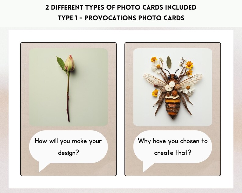 Loose Parts Spring Provocations and Vocabulary Photo Cards, Reggio ...