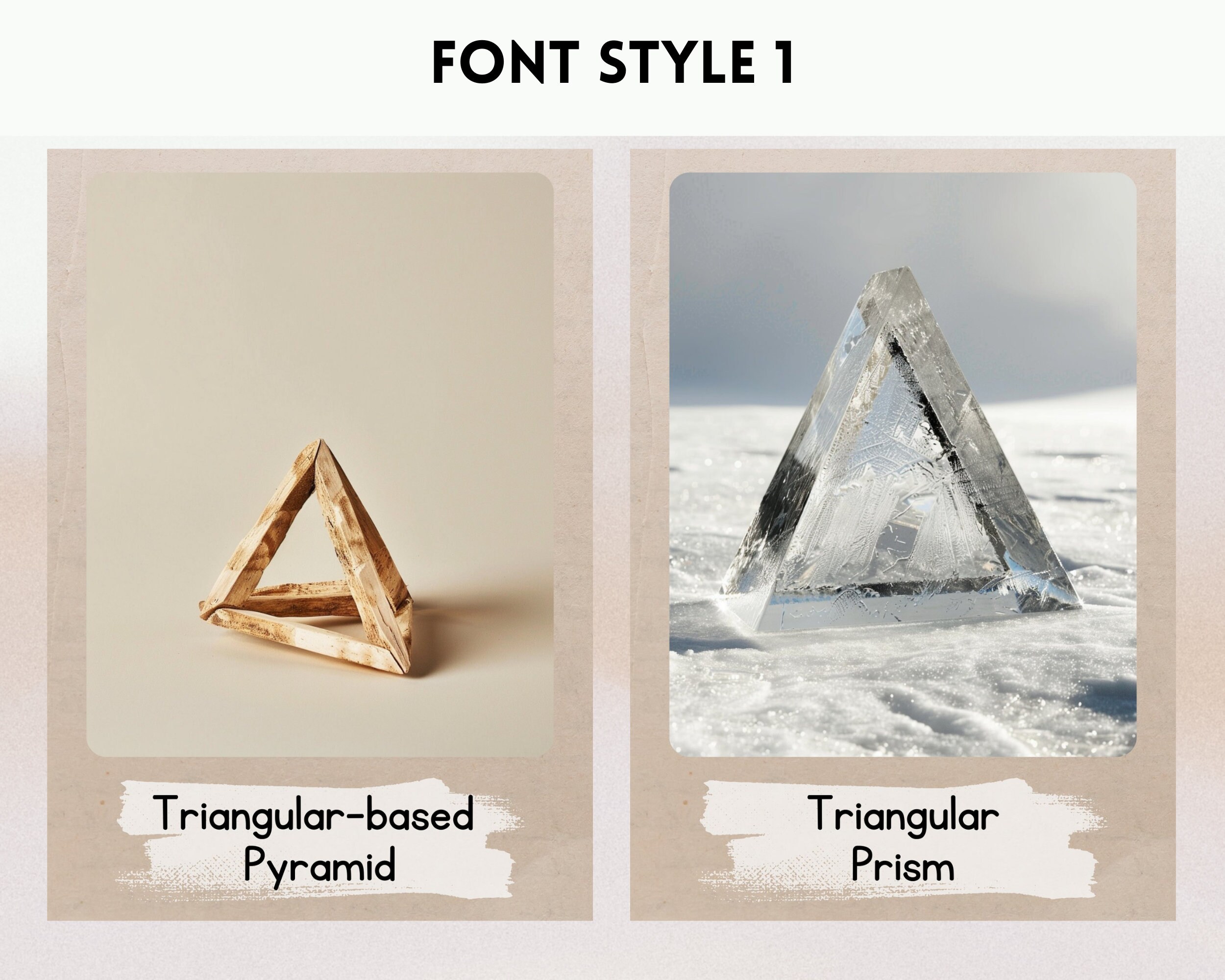 Nature Shape Posters, Nature Shape Photo Cards, 3D Shape Mathematics ...