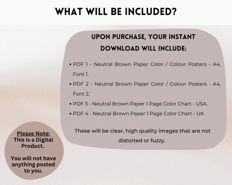 Color Chart Posters & One Page Colors Chart Bundle, Classroom Colour ...