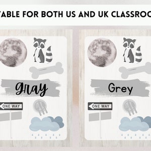 Color Chart Poster, Classroom Colour Posters, Color Display Posters ...