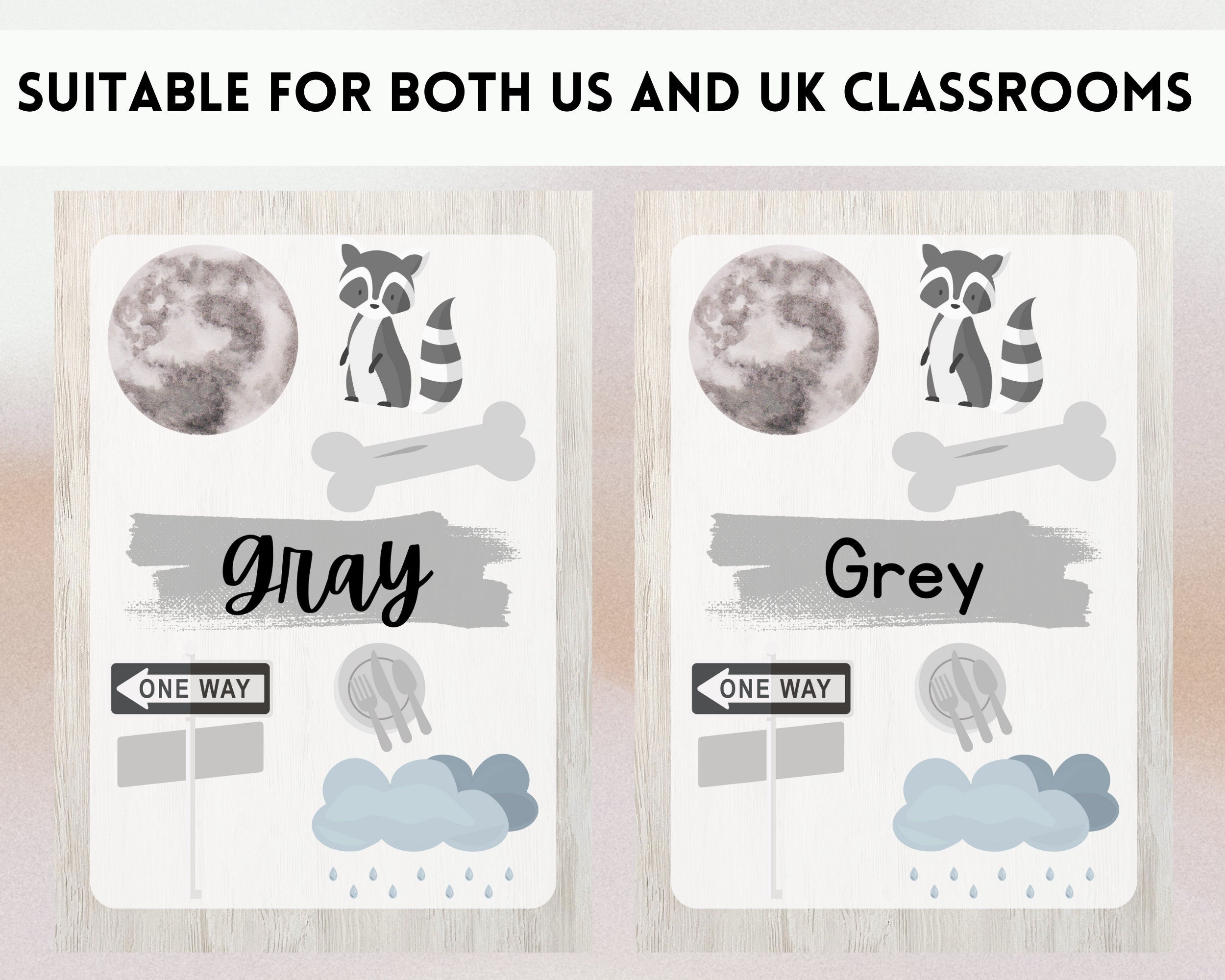 Color Chart Poster, Classroom Colour Posters, Color Display Posters ...