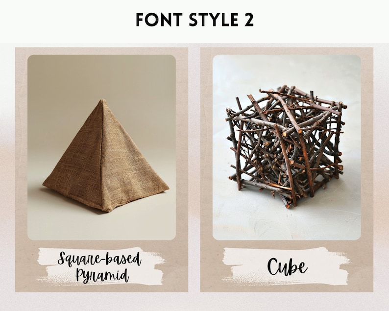 Nature Shape Posters, Nature Shape Photo Cards, 3D Shape Mathematics ...