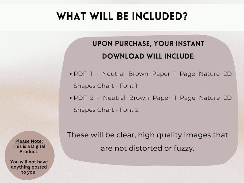 One Page Nature Shapes Chart, 2D Shapes Poster, Nature Shapes Photo ...