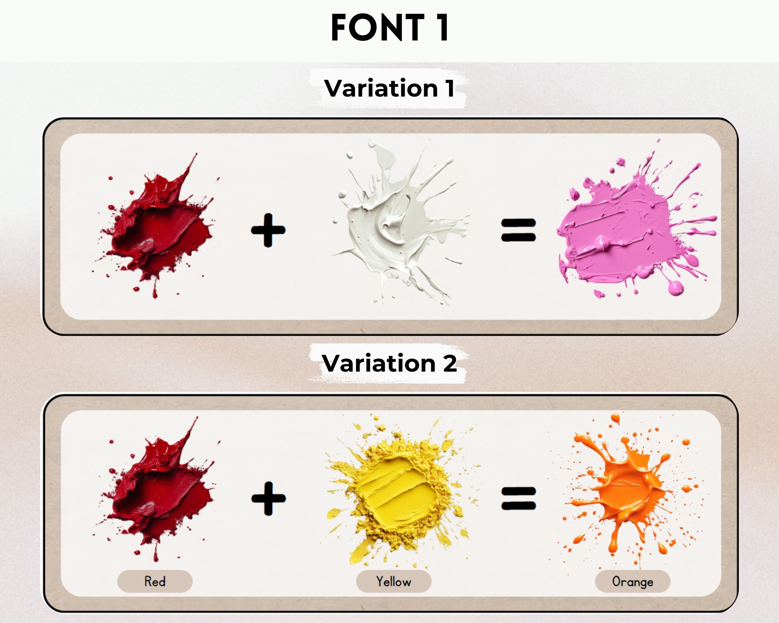 Color Mixing Display Posters, Color Mixing Chart, Color Mixing, Brown ...