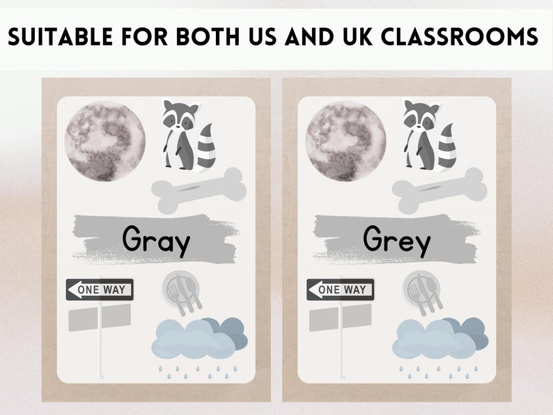 Color Chart Poster, Classroom Colour Posters, Color Display Posters ...