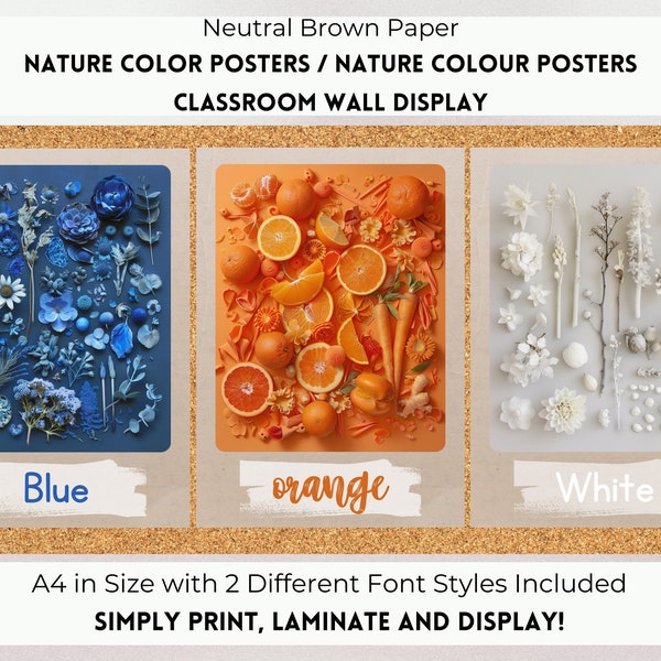 Colors Nature Poster - Etsy UK