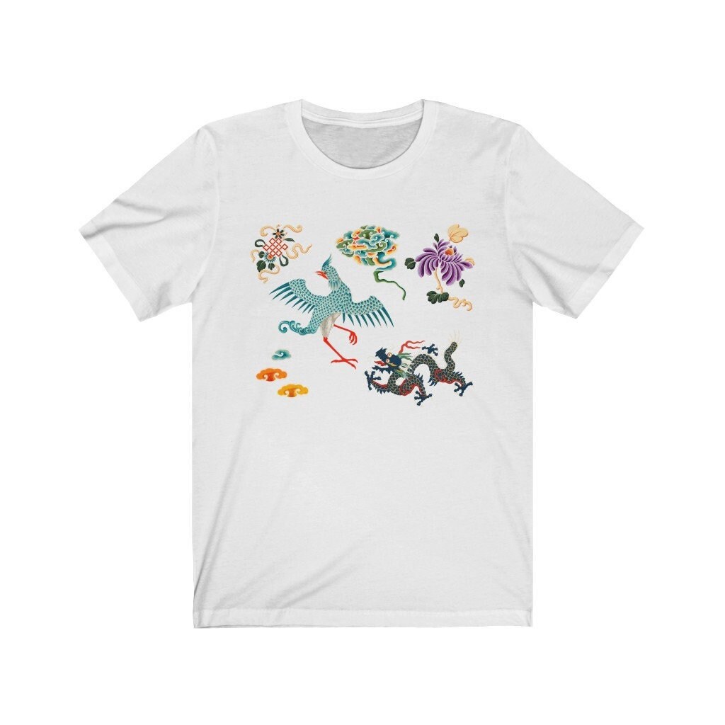 Camisa De Dragón Japonés Japonés Tradicional Japonés De Tokio Etsy México