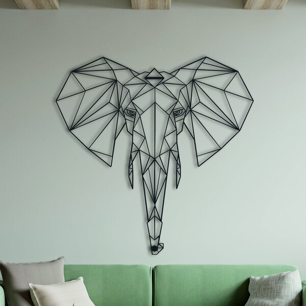 Elephant Head for Wall - Etsy