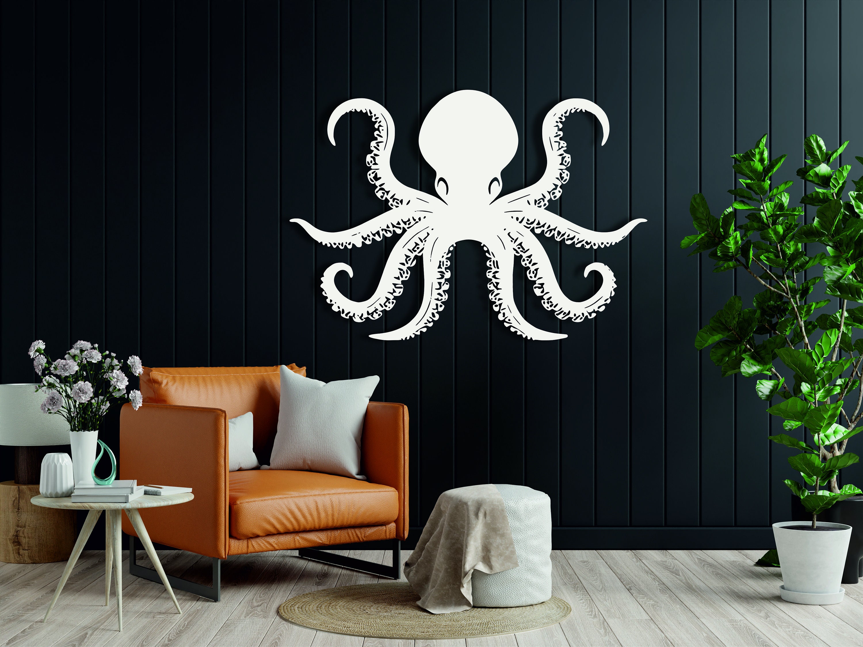 Octopus Wall Art Octopus Model Wall Decor for Your Living - Etsy