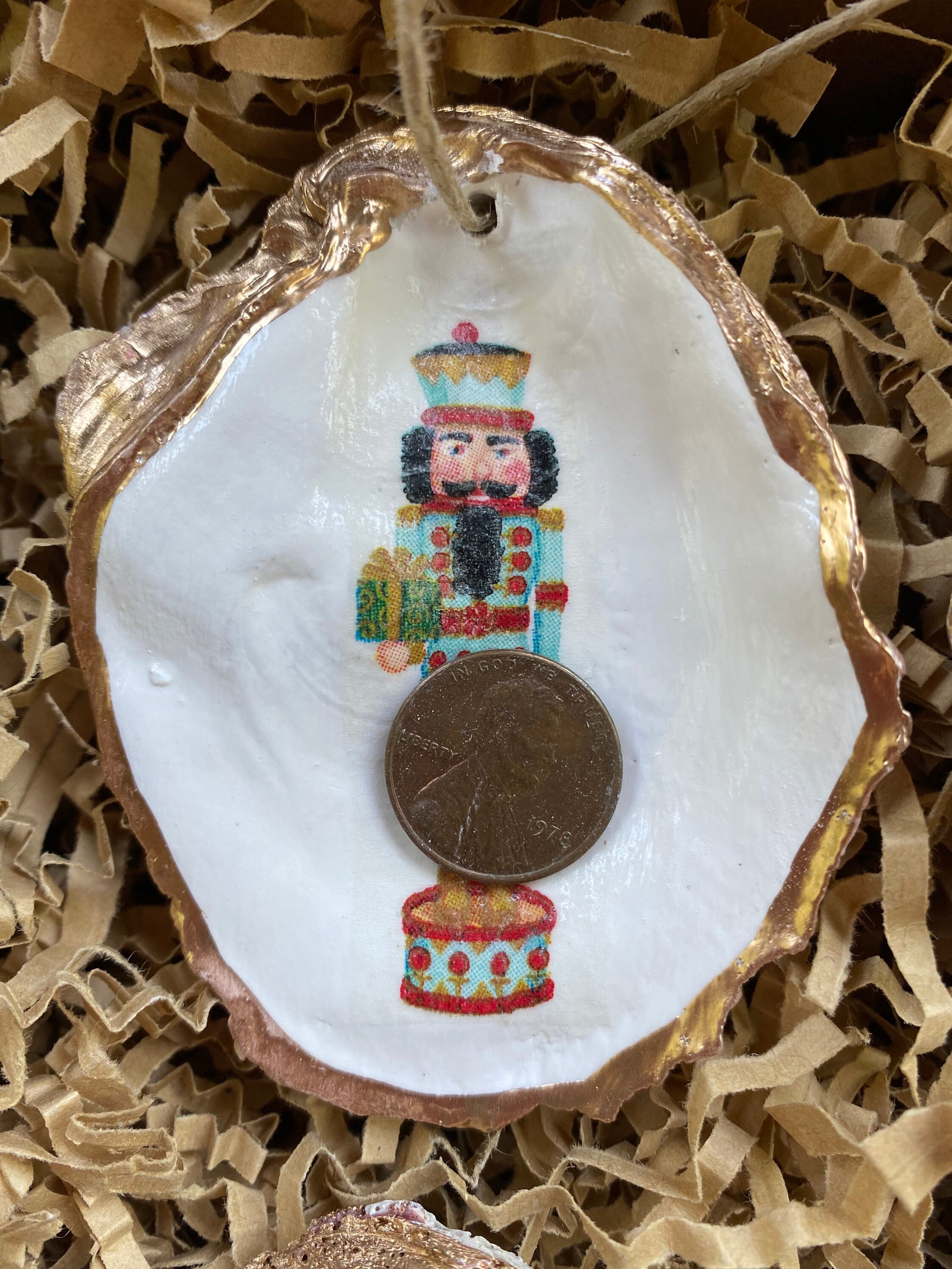 10 Nutcrackers Oyster Shell Ornament Set. - Etsy