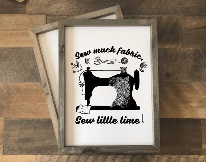 Sew Much Fabric, Sewing Svg, Digital File, Sew Artist, Crafting ...