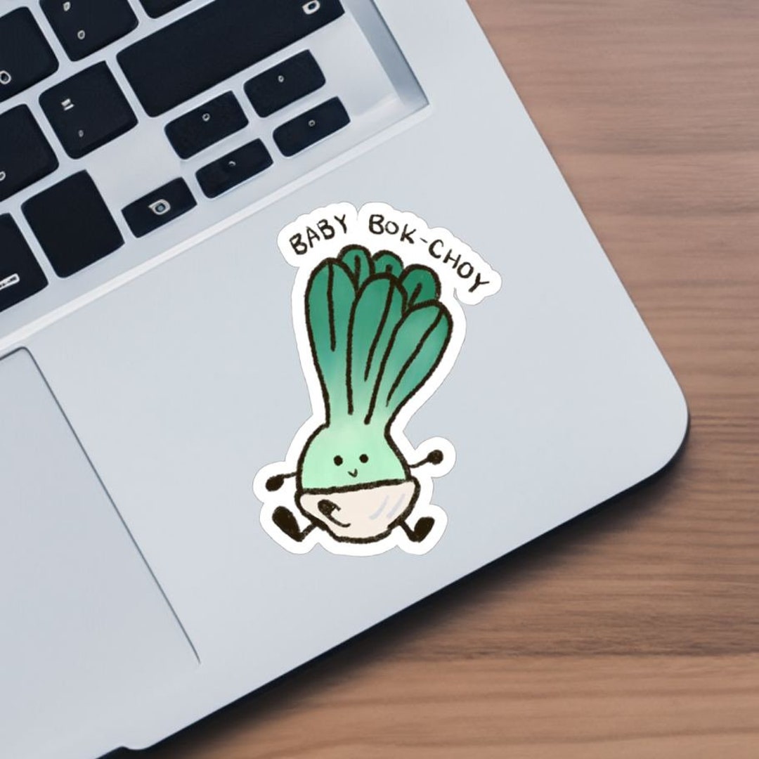 Baby Bok Choy Sticker Cute Veggie Garden Sticker - Etsy