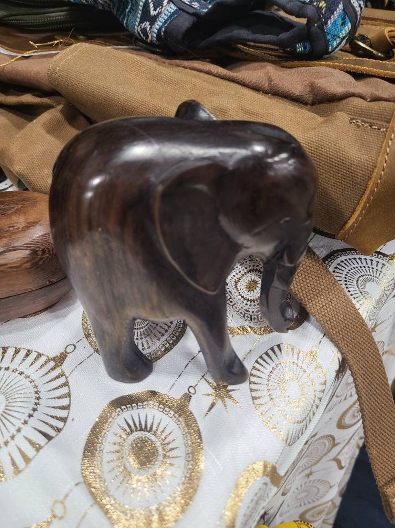 Hand Carved African Ebony Wood Animal Carvings - Etsy