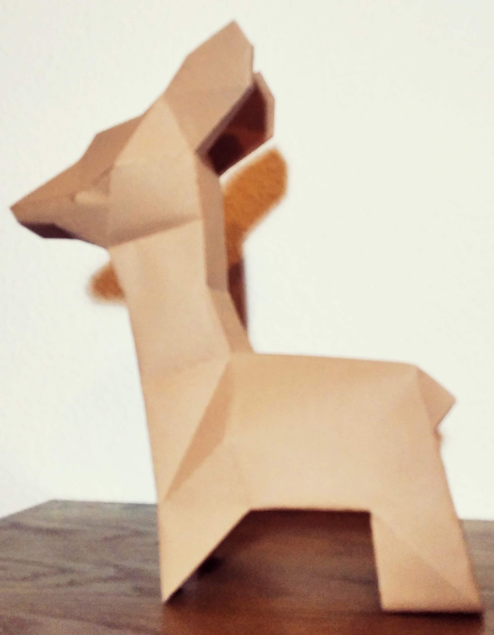 Deer, Papercraft 3D, DIY, Pdf - Etsy