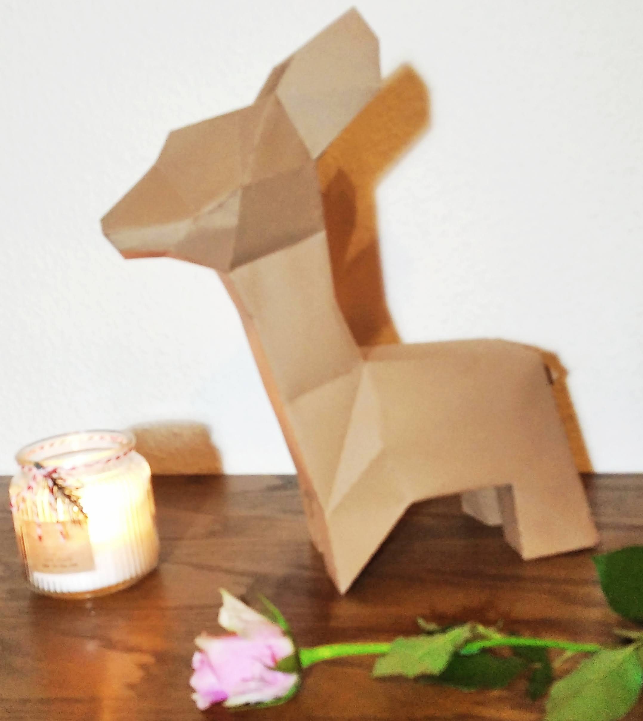 Deer, Papercraft 3D, DIY, Pdf - Etsy