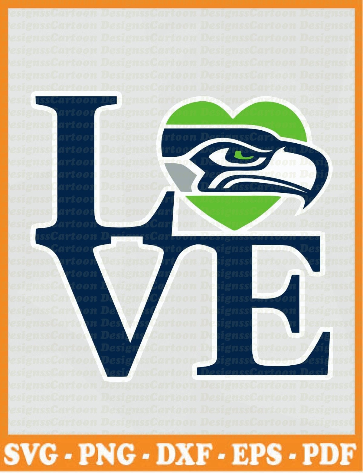 Seattle Seahawks NFL SVG 08 svg dxf Cricut Silhouette Cut | Etsy