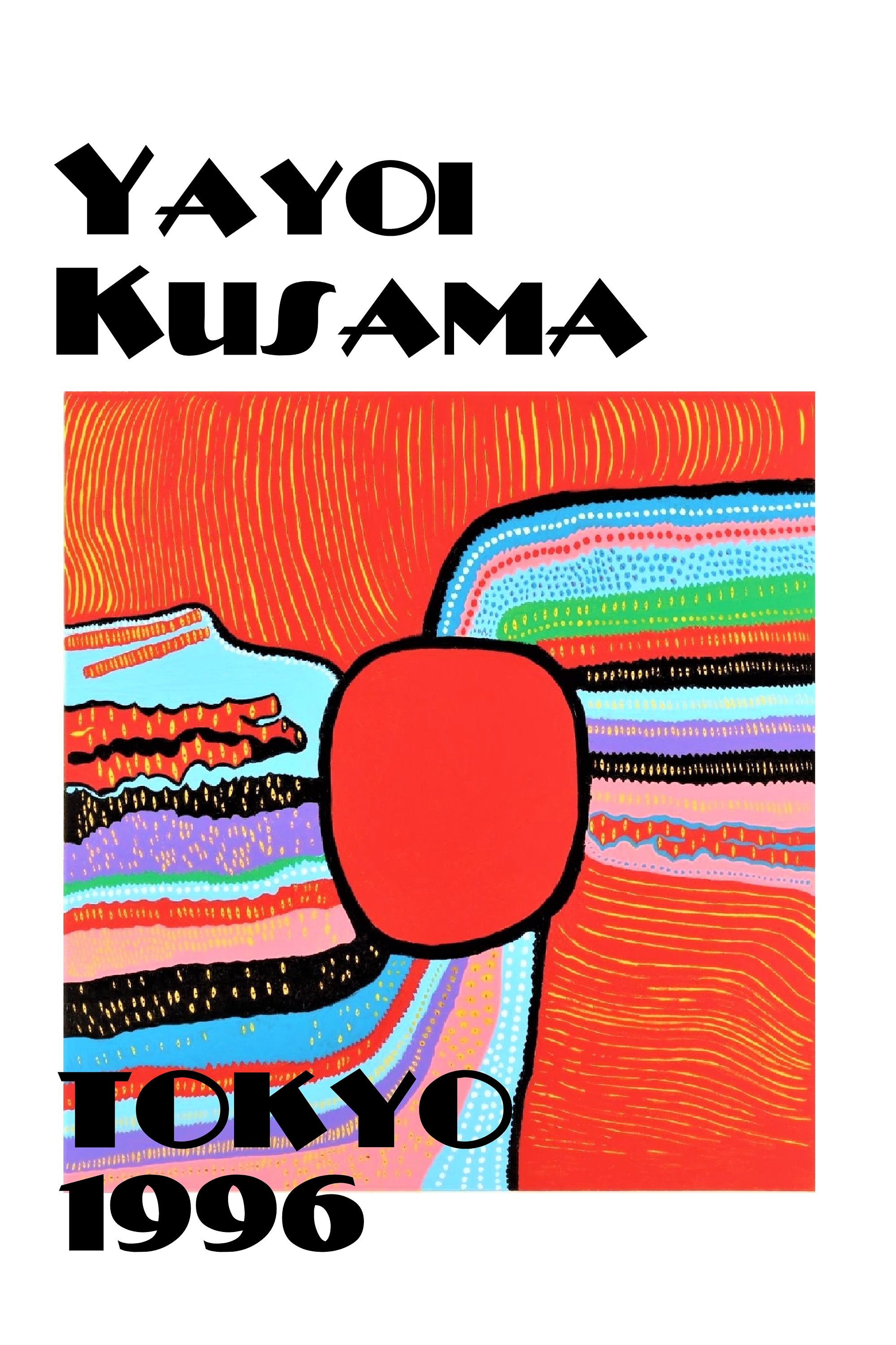 Yayoi Kusama Typographic Art Print Japanese Wall Art | Etsy