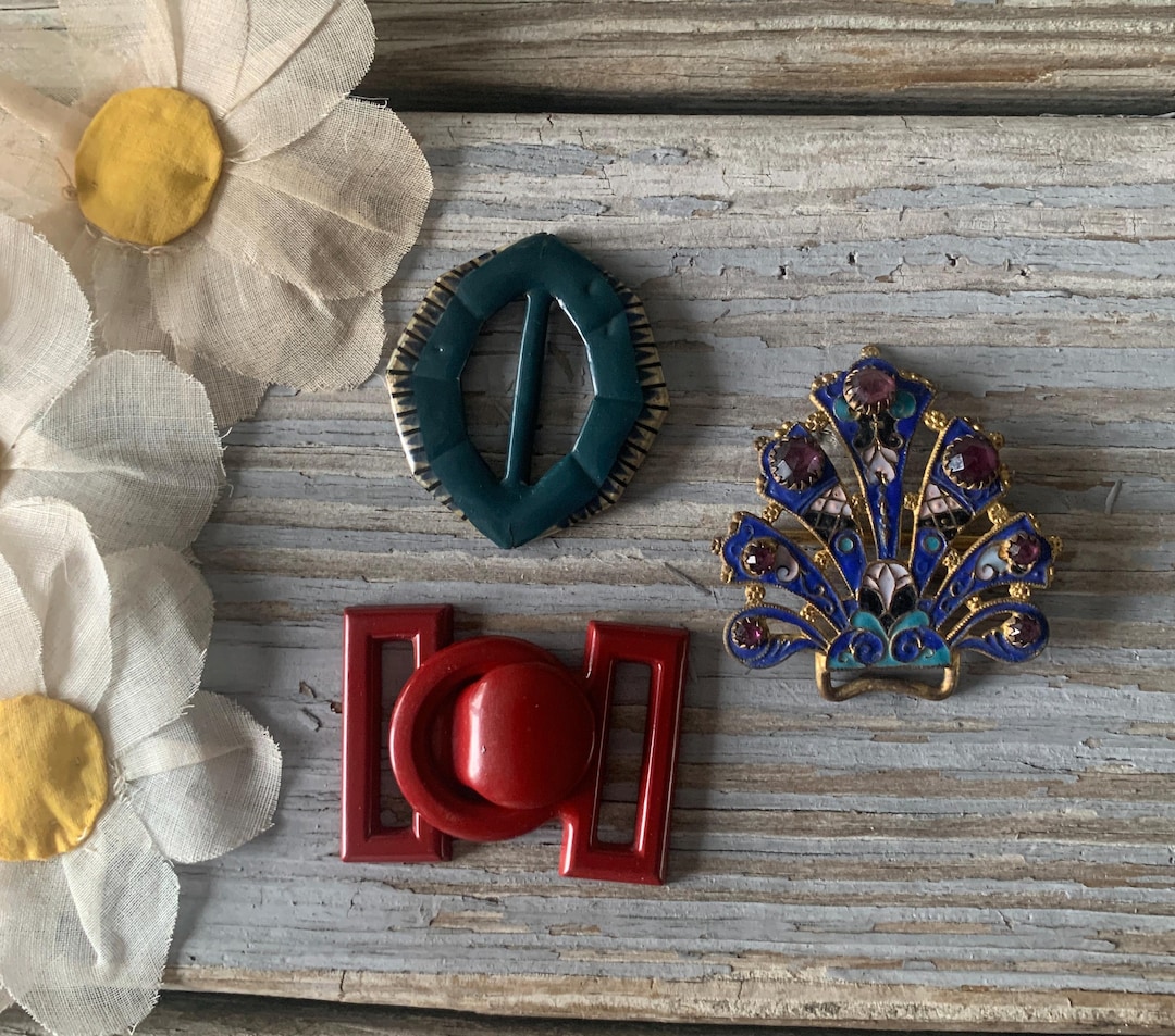 Vintage Belt Buckles, Scarf Slides, Jewelry Making - Etsy
