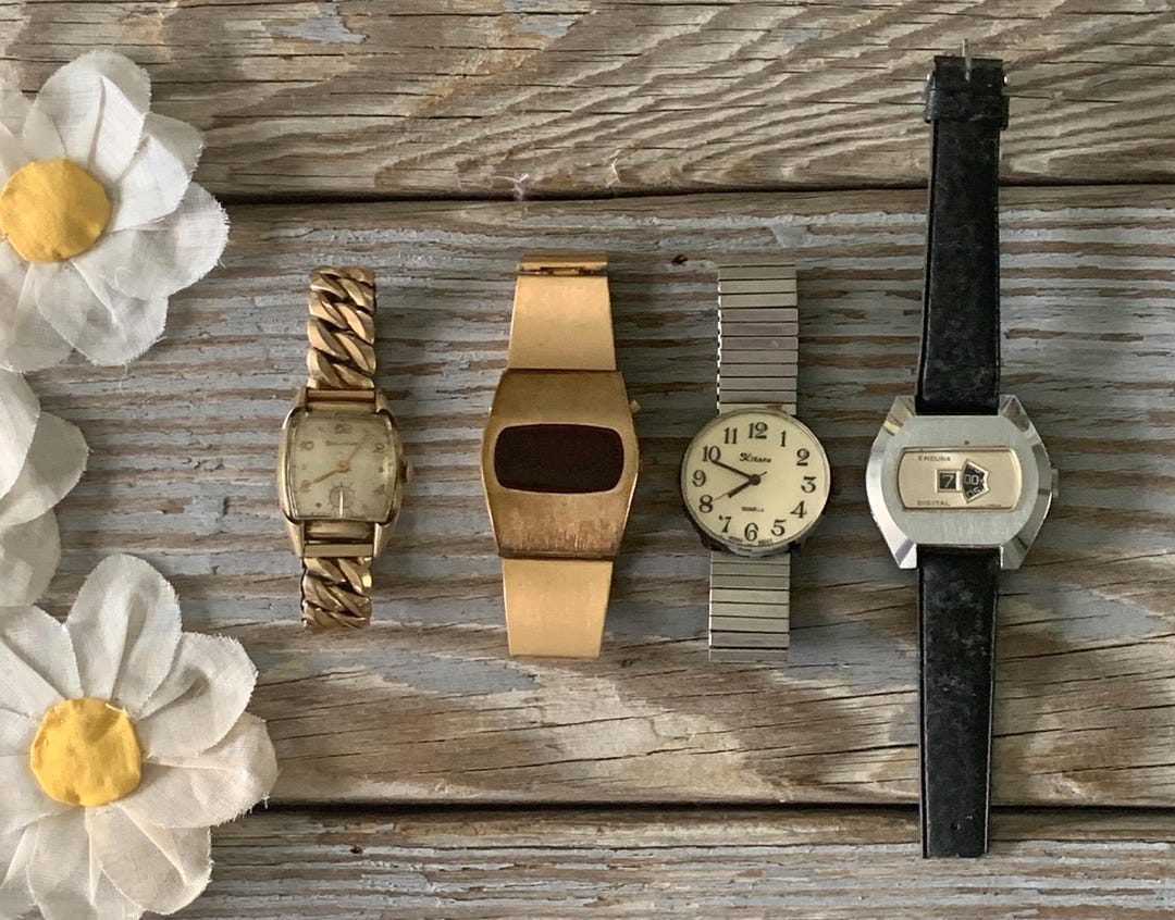 Men's Wristwatch, Watch Parts, Bulova Watch, Mercury Time Watch, Endura ...