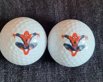 Spiderman Golf Balls - Etsy