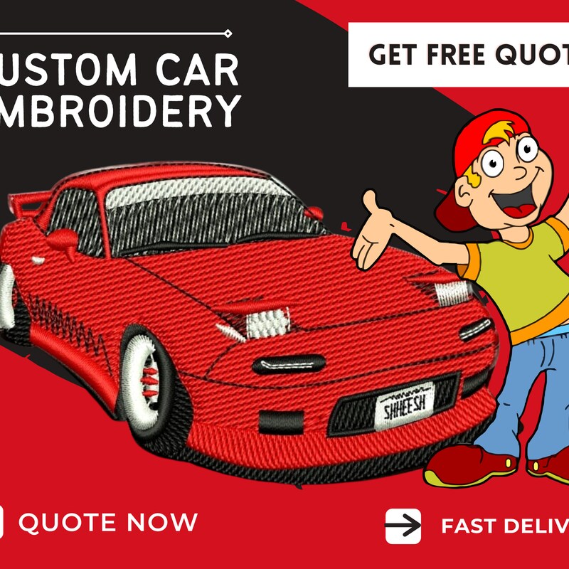 Cars Embroidery - Etsy