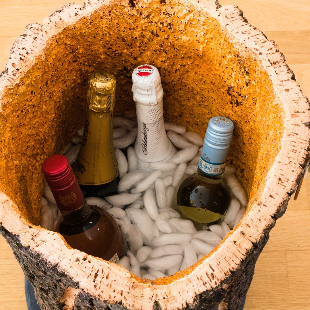 XXL Corked Premium Wine Cooler Champagne Cooler Made of Cork - Etsy