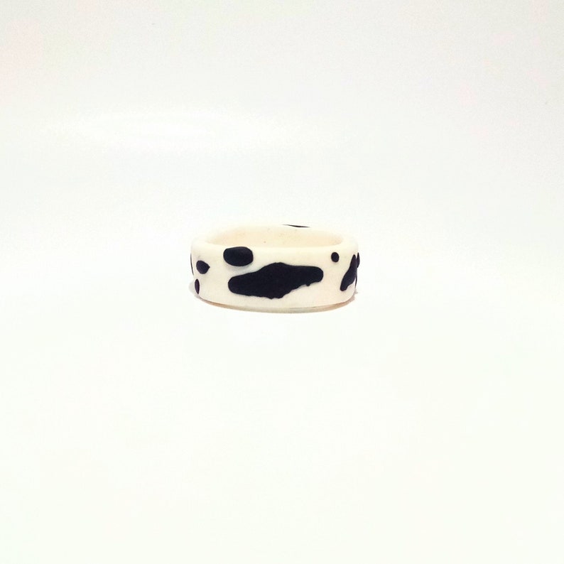 Cow Ring Polymer Clay Ring - Etsy