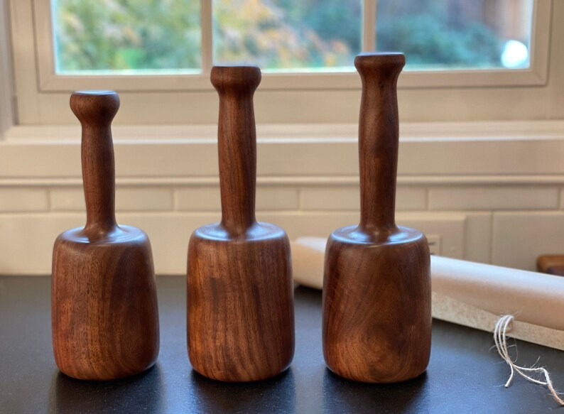 XL Wood Carving & Clay Mallet Turned From Black Walnut - Etsy