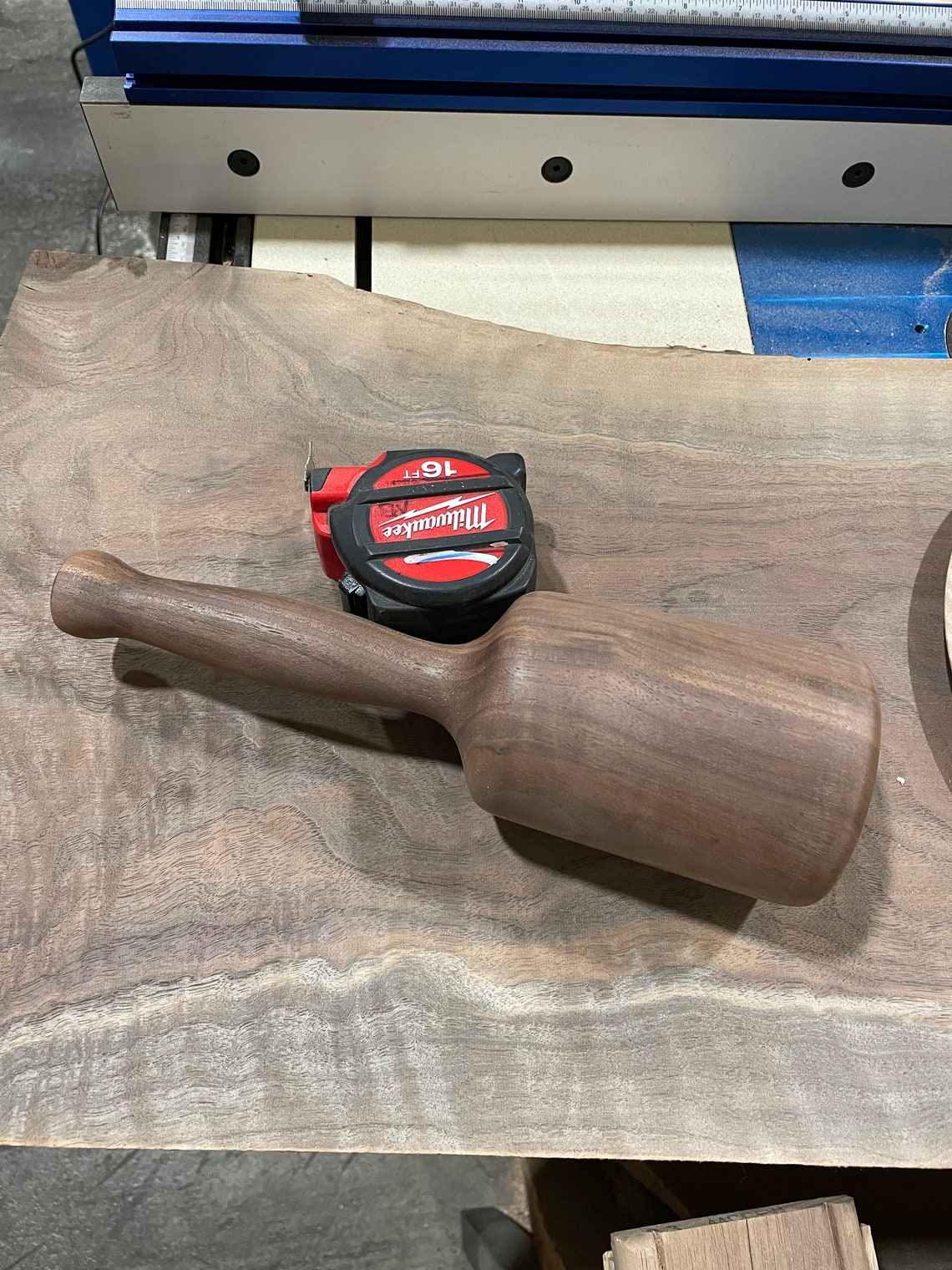 XL Wood Carving & Clay Mallet Turned From Black Walnut - Etsy