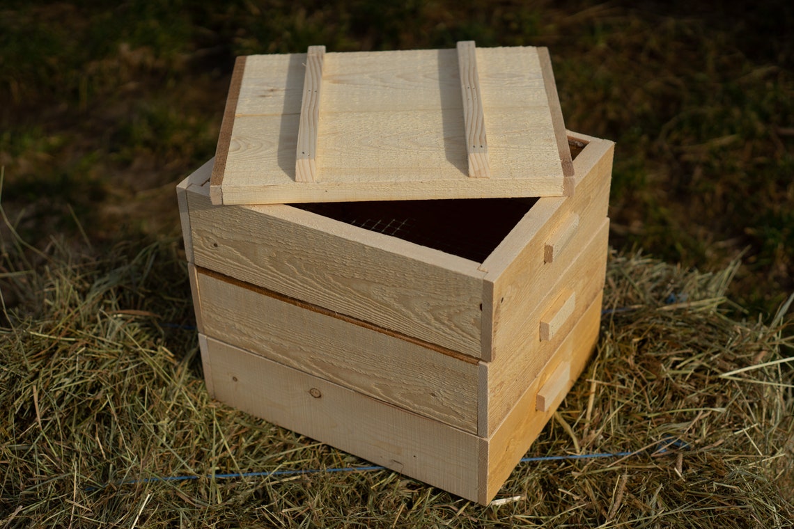 Wooden Worm Composter Farm Bin for Vermicompost and Garden - Etsy