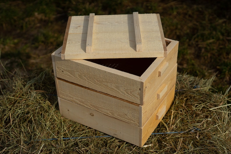 Wooden Worm Composter Farm Bin for Vermicompost and Garden - Etsy