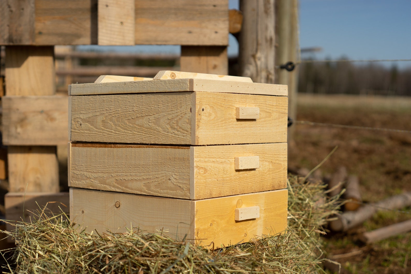 Wooden Worm Composter Farm Bin for Vermicompost and Garden - Etsy